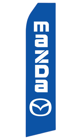 Mazda Logo Econo Stock Flag | www.regalprint.com