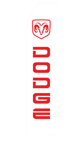 Dodge Logo Econo Stock Flag | www.regalprint.com