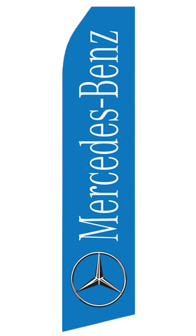 Mercedes-Benz Logo Econo Stock Flag | www.regalprint.com