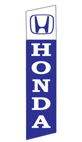 Honda Blue Logo Econo Stock Flag | www.regalprint.com
