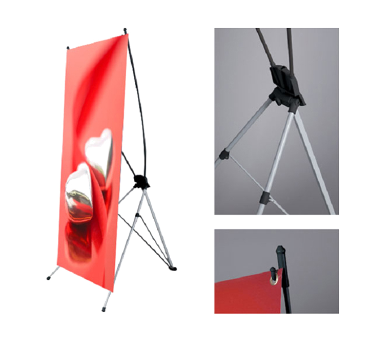 X-Frame Banner Stand Hardware | www.regalprint.com