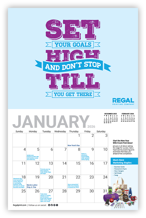 Regal Printing Calendars | www.regalprint.com